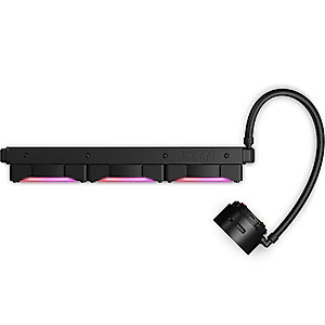 NZXT Kraken Z73 RGB 360mm - RL-KRZ73-R1 - AIO RGB CPU Liquid Cooler - Customizable LCD Display - Improved Pump - Powered by CAM V4 - RGB Connector - Aer RGB 2 120mm Radiator Fans (3 Included) Black