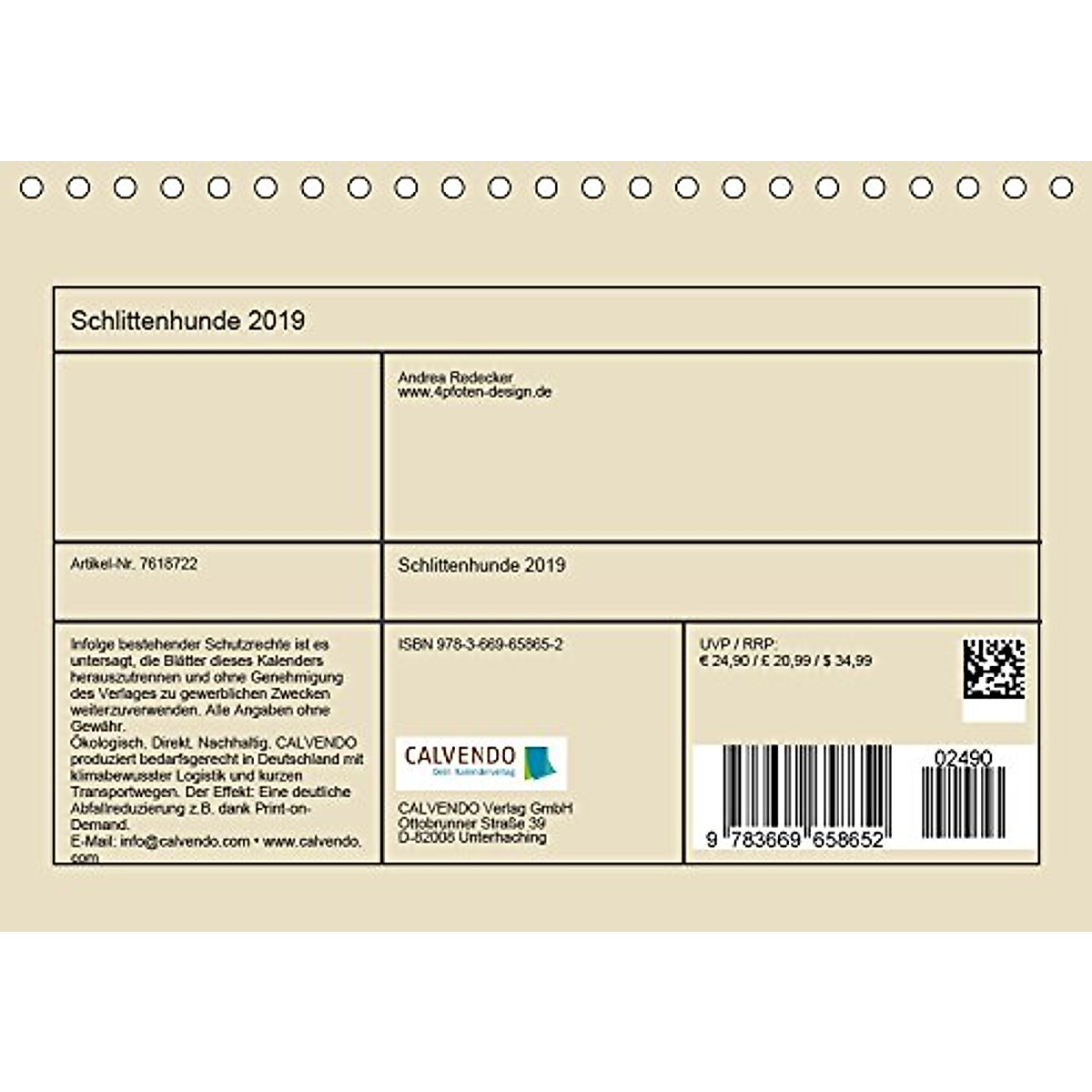 Schlittenhunde 2019 (Tischkalender 2019 DIN A5 quer): Der Kalender ist im kunstvollen Aquarell-Stil gehalten, so dass jedes einzelne Bild einem kleinen Kunstwerk gleicht. (Monatskalender, 14 Seiten )