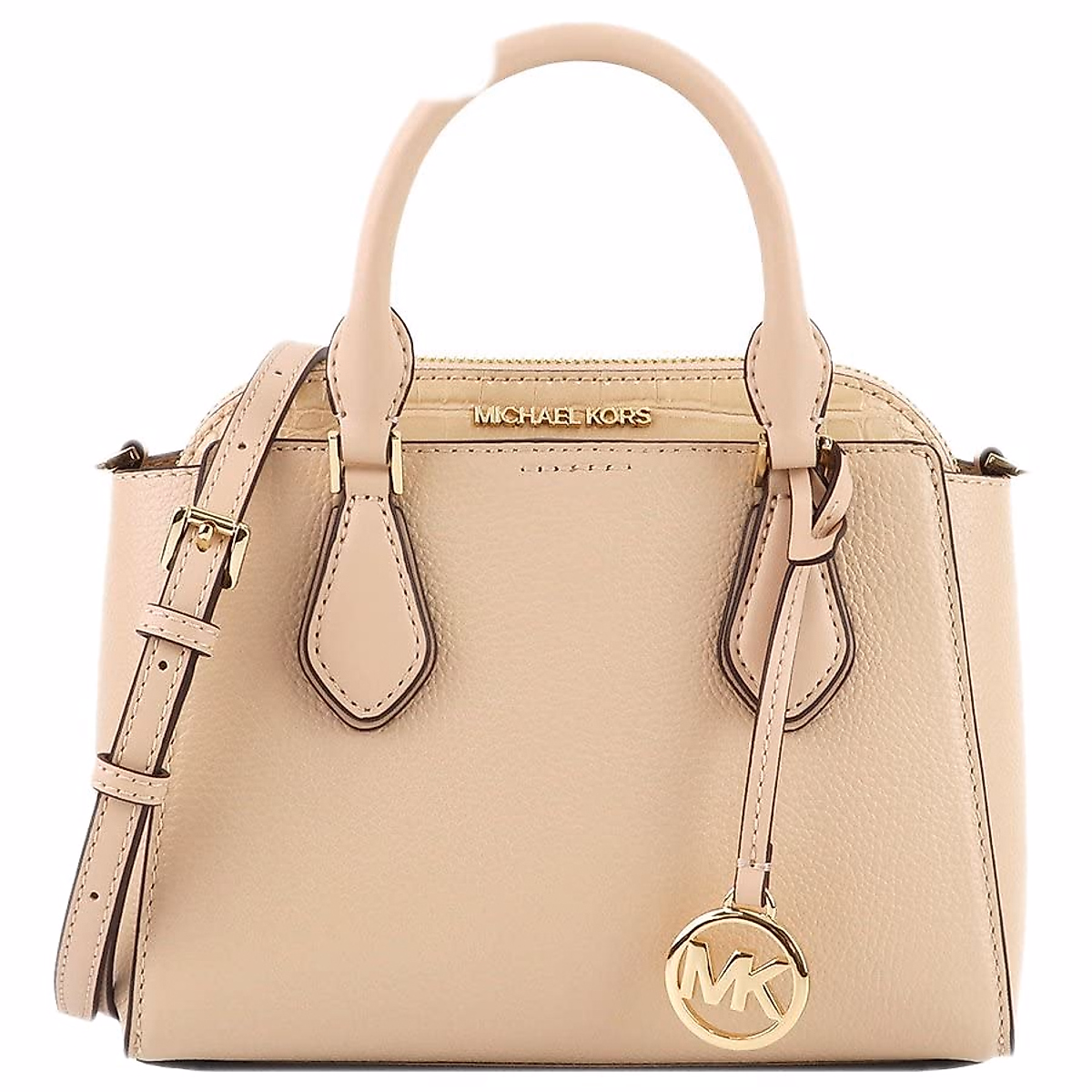 Michael Kors Daria Small Pebble Leather 2In1 Satchel Crossbody Handbag