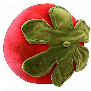 Cute Fruit Kids Pillow Stuffed Strawberry Plush Pillows Super Soft Girls Pillows Cushion Seat for Kids Toys (Red,7.8"/20cm) 1 Count (Pack of 1)