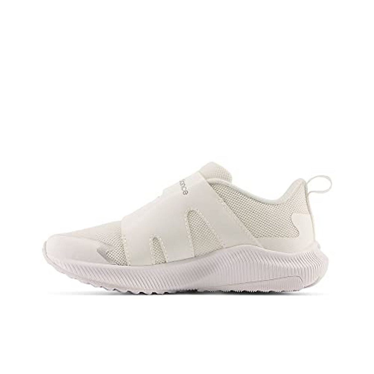 New Balance Girls Dynasoft Reveal V4 Boa, White/Silver Metallic/Iridescent, 2 Little Kid