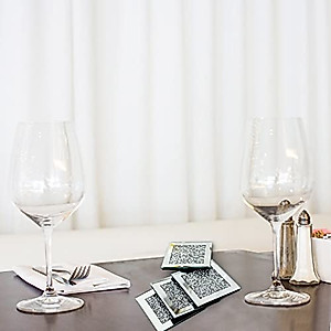 VASUHOME 4PCS Glass Mirrored Coaster Set - 4" Round Cup Mat with Crushed Diamond Decor, Ideal for Bar Tools and Dining Tables Tabletop Decoration