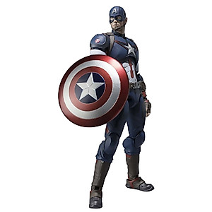 Bandaï SH Figuarts Avengers Captain America About 155mm ABS u0026 PVC Painted Action Figure