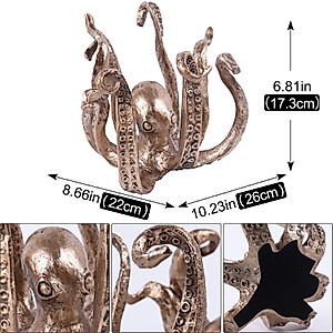 XINGYAN Octopus Resin Mug & Accessory Holder,Unique Design,Space Saving Storage for Mugs,Jewelry, Watches & Keys - Ideal Gift(Octopus)