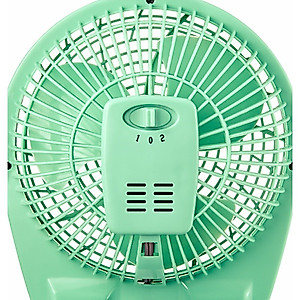 INSIGNIA - 9" Personal Table Fan - Green