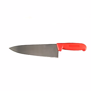 8" Chef Knife Cozzini Cutlery Imports - Choose Your Color - Razor Sharp Commercial Kitchen Cutlery - Cook's Knives (Red)