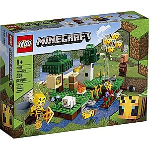 LEGO Minecraft The Bee Farm 21165 Minecraft Building Action Toy with a Beekeeper, Plus Cool Bee and Sheep Figures, New 2021 (238 Pieces),Multicolor
