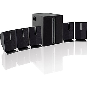 GPX HT050B 5.1 Channel Home Theater Speaker System (Black)