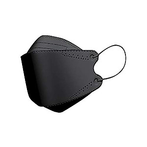 30 PCS Disposable 4 Ply 3D Black Masks Individually wrapped | G Hope | Made in Korea