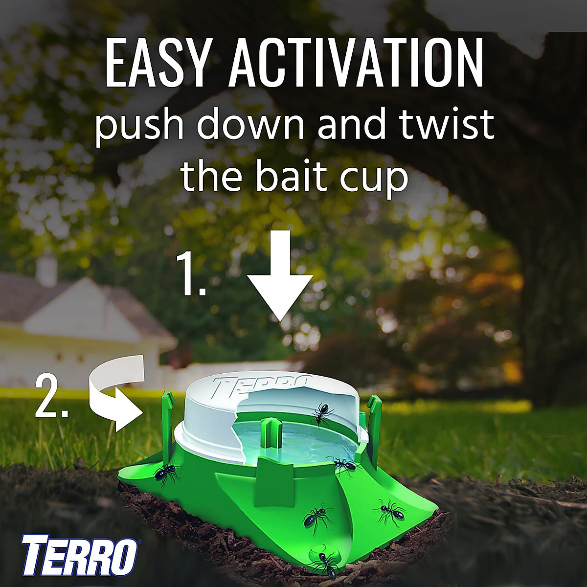TERRO T1806SR 2-Pack Outdoor Liquid Ant Baits-12 Traps