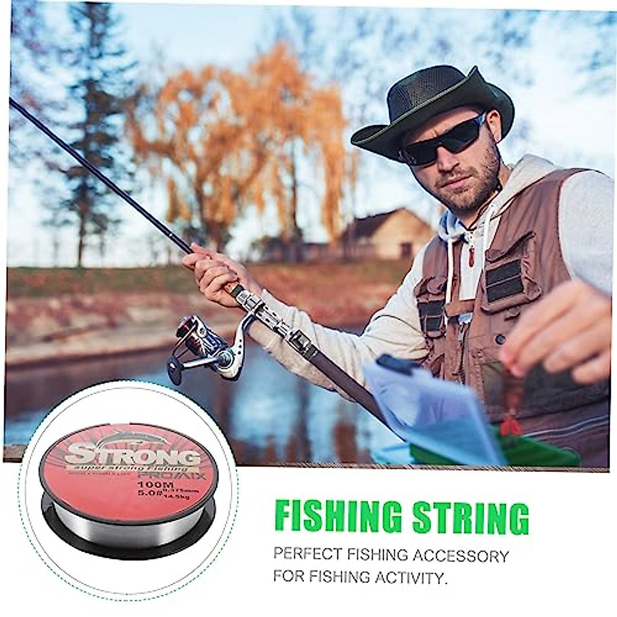 CLISPEED Braided Fishing Line Red Fishing Line Red Braided Fishing Line Outdoor Fishing Equipment Braid Fishing Lines Fishing String The Main Line Taiwan Fishing Fishing Reel Fishing Wire