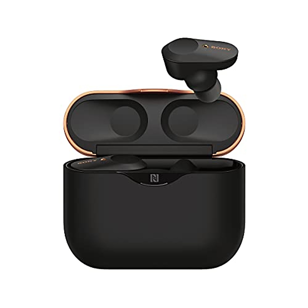 Sony WF-1000XM3 Truly Wireless Noise Cancelling Headphones with Mic, up to 32 Hours Battery Life, Stable Bluetooth Connection, Wearing Detection with Alexa Built-in - Black
