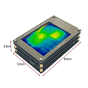 MLX90640 Infrared Thermal Imager Portable Infrared Thermal Sensor High Accuracy Non-Contact Measurement Camera Temperature Detection Tester with Chargable Battery