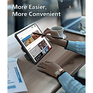 FNTCASE for Samsung Galaxy Z-Fold-4 Case: Military Grade Hinge Protection S-Pen Holder & Kickstand Rugged Shockproof 360 Full Protective Phone Cover for ZFold 4 2022 (Black)