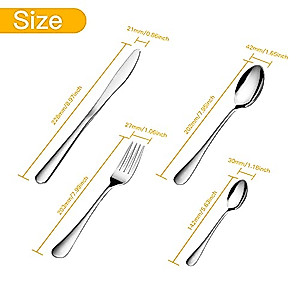 MJIYA Dinner Forks Silverware Set, Dominion Heavy Duty Forks, Stainless Steel Salad Forks Multipurpose Use for Home, Kitchen or Restaurant (MIX)