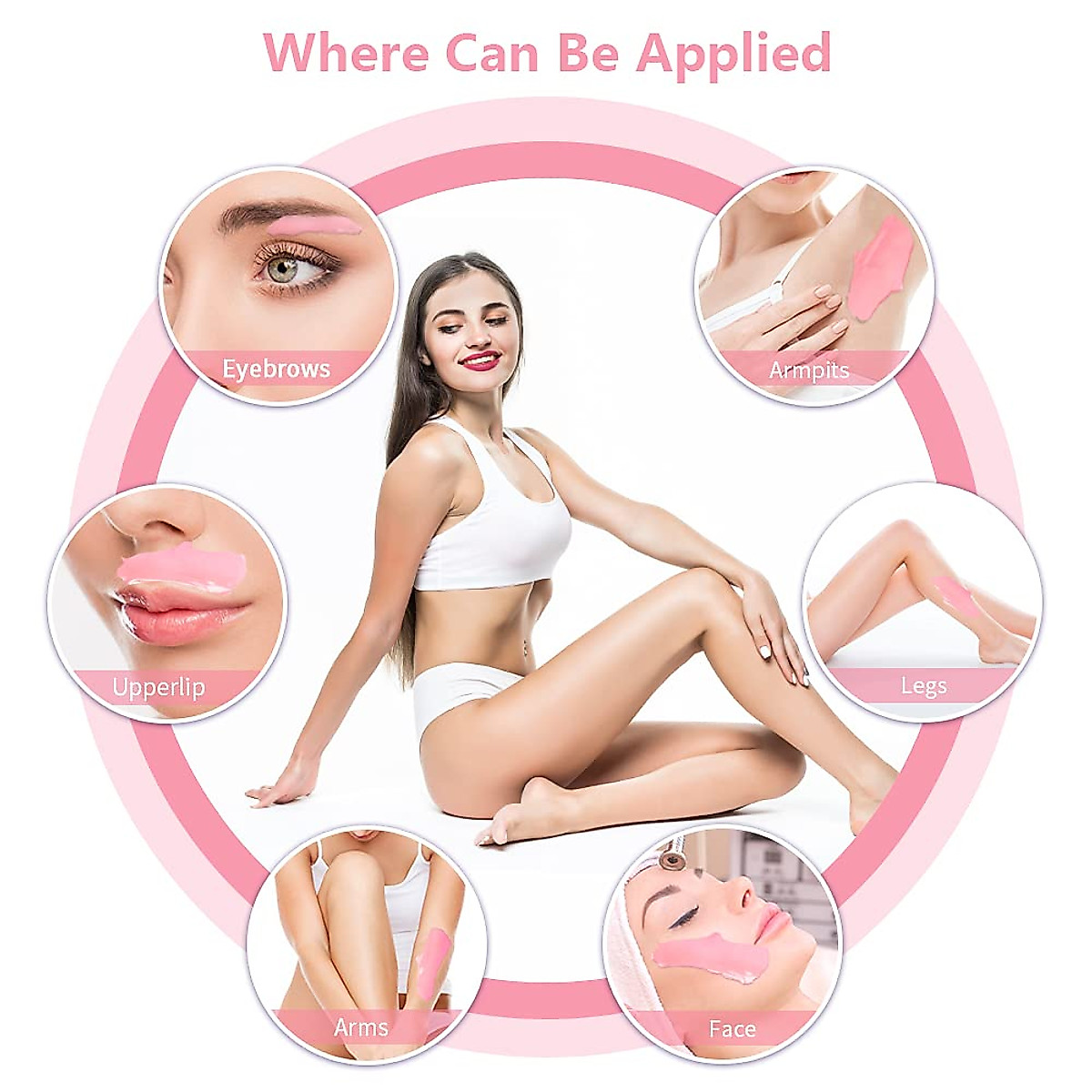 Bestidy Wax Beads, Waxing beans for Hair Removal, Women Men, Home Waxing for All Body and Brazilian Bikini Areas (Purple-800g)