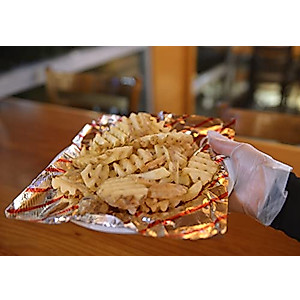 Daxwell Food Safe Stretch Poly Gloves (Medium, 1,000 Count) Non-Latex, Disposable, Food Handling Use, Powder Free, F10000224,White