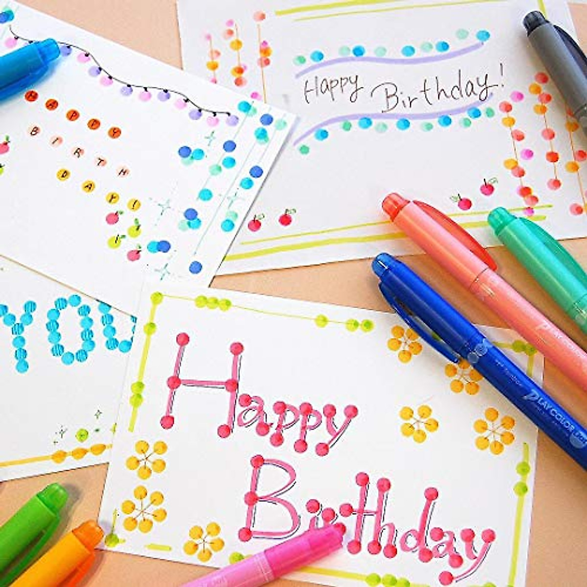 Tombow Play Color Dot Pen Water Based Marker, 12 Colors Set (GCE-011)