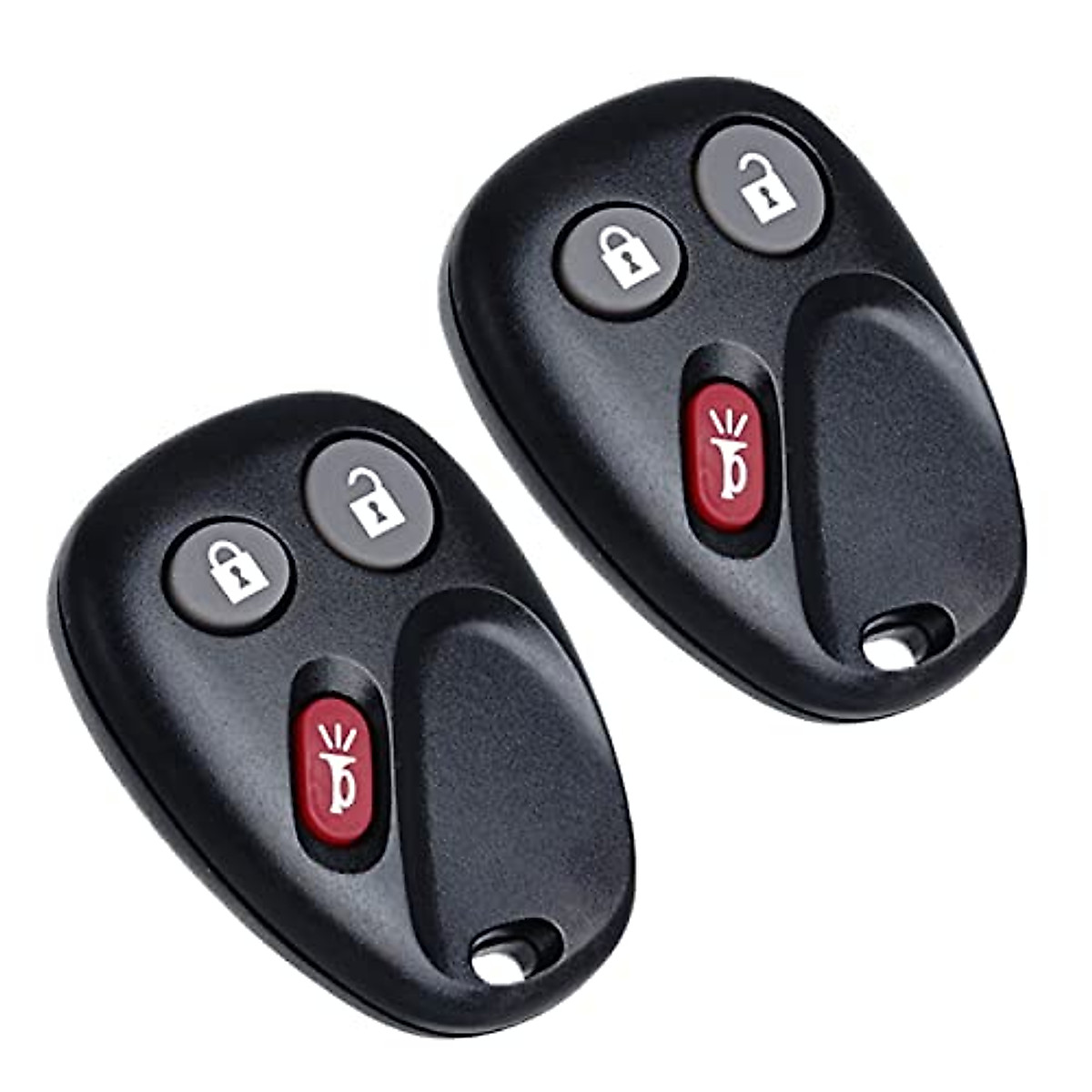 Key Fob Replacement Fits for Chevy Silverado 1500 2500 HD 2003 2004 2005 2006 Avalanche Equinox SSR Suburban Tahoe GMC Sierra Yukon XL Hummer H2 Cadillac Escalade Keyless Entry Remote Control LHJ011