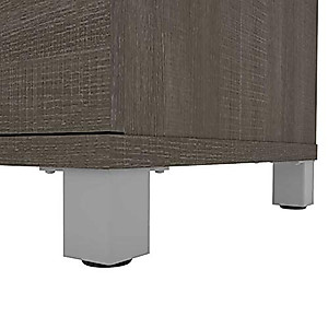 Bestar L Shaped Computer Desk with Storage, 72-inch Corner Desk with Storage, Desk for Office