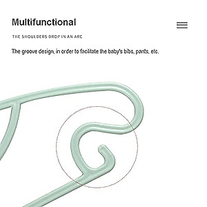 10pcs Kid Hanger Kids Clothes Hanger Racks Portable Plastic Display Hangers Windproof Children Coats Hanger Baby Clothing Organizer (Purple)