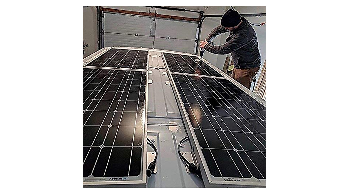 Renogy Solar Panel Z Brackets for Easy Installation