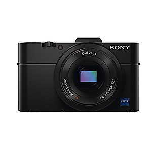 Sony RX100 II 20.2 MP Premium Compact Digital Camera w/ 1-inch Sensor, MI (Multi-Interface) Shoe and tilt LCD Screen (DSCRX100M2/B)