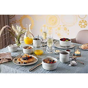 Staub 40508-030 Oval Plate, 9.8 inches (25 cm), Campane, Curry Dish, Oval, Ceramic, Ceramic, Microwave-Safe