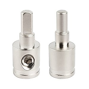 Amp Input Reducer Brass with Nickel Plated 0 Gauge Car Audio Power/Ground Amp Input Reducer Adapter 2Pcs
