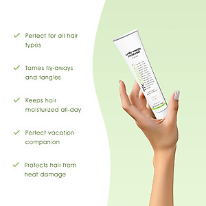 TRI Design Unific Energy Moisturizer Conditioner – Leave In Conditioner for Curly Hair, Anti Frizz Hair Serum & Deep Conditioner for Dry, Damaged Hair – Frizz Control & Hair Care Solution – 6 oz Tube