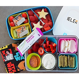 Silicone Cupcake Liners Baking Cups Non-Stick Jumbo Reusable Muffin Molds Bento Bundle Lunch Box Dividers (30-Pack)