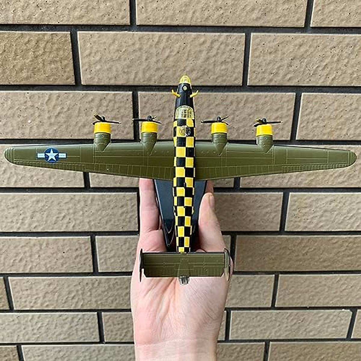1/144 Scale USA WWII B-24D Liberator Bomber Aircraft Model Alloy Model Diecast Plane Model for Collection