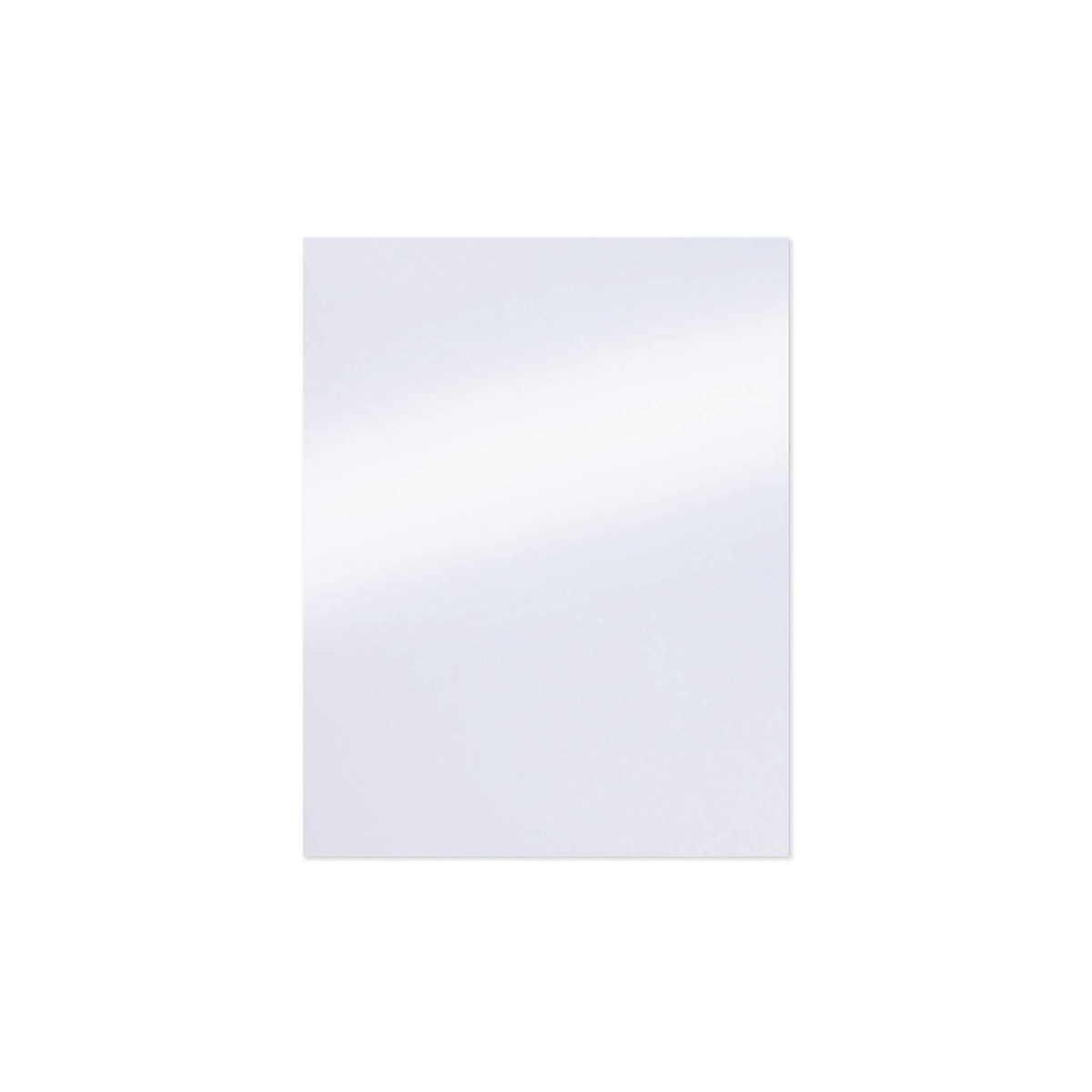 White Shimmer Paper - 100-Pack Metallic Cardstock Paper, 92 lb Cover, Double Sided, Printer Friendly - Perfect for Weddings, Birthdays, Craft Use, Letter Size Sheets, 8.5 x 11 Inches
