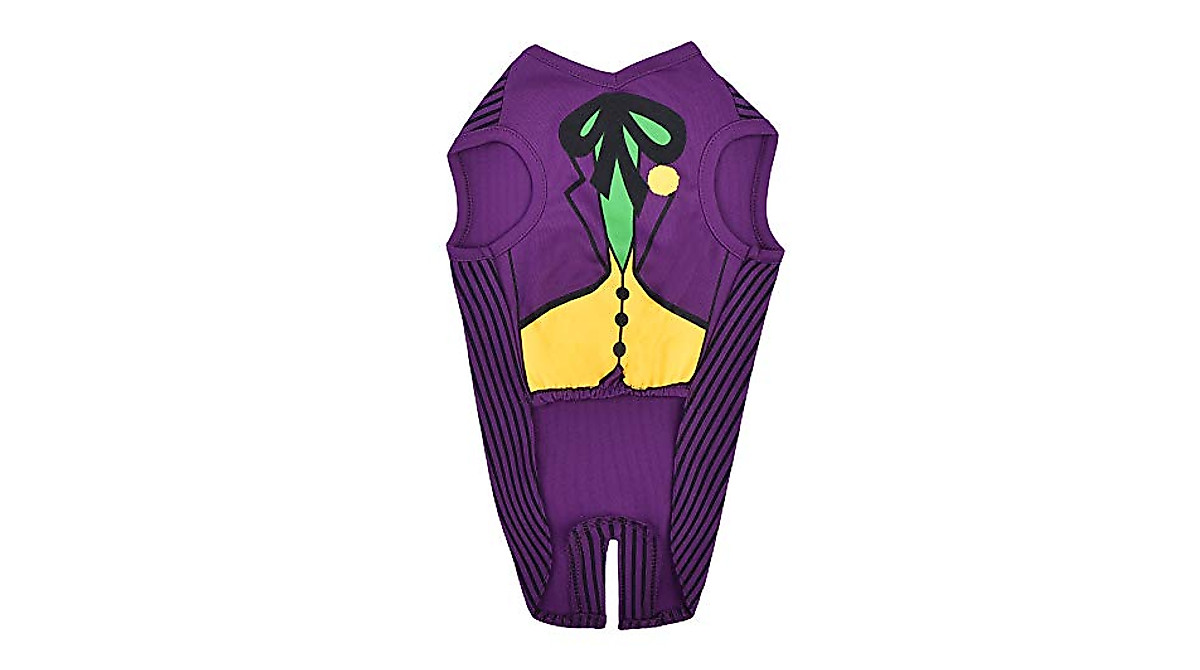 DC Comics Joker Dog Costume XS | Fun Halloween & Party Pet Costume