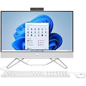 HP 24-cb1000a 24-cb1256 All-in-One Computer - AMD Ryzen 5 5625U Hexa-core (6 Core) - 8 GB RAM DDR4 SDRAM - 256 GB M.2 PCI Express NVMe SSD - 23.8" Full HD 1920 x 1080 Touchscreen Display - Deskto