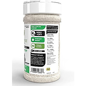 VETRISCIENCE Perio Support Teeth Cleaning Dental Powder for Dogs and Cats, Up to 192 Servings – Clinically Proven to Reduce Plaque and Tartar