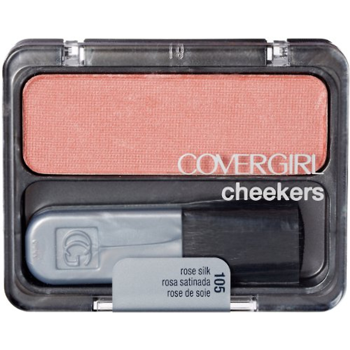 CoverGirl Cheekers Blush, Rose Silk 105, 0.12-Ounce (Pack of 3)