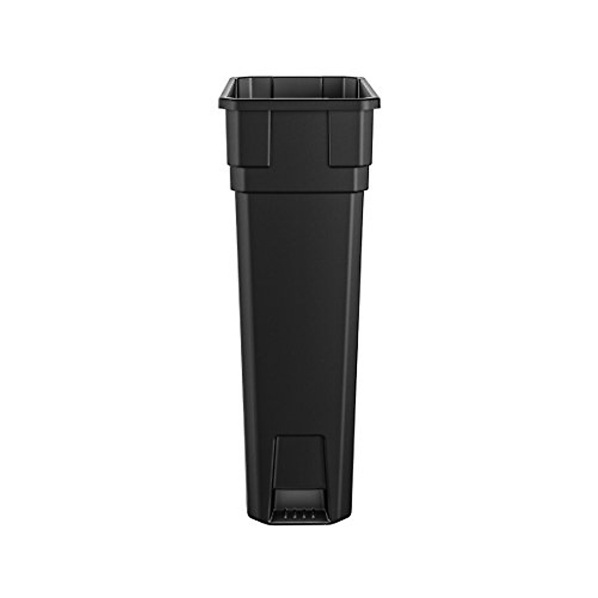 Suncast Commercial 23-Gallon Narrow Trash Can without Handles - Durable Garbage Can, Black