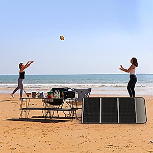 Shawllar 100 Watt Portable Solar Panel for Camping, Waterproof Foldable Solar Panels with USB Output for Sports, Solar Panel Chargers for Jackery Explorer/Bluetti/Ecoflow/Anker/Goal Zero Power Station