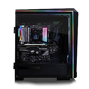 CLX Set VR-Ready Gaming Desktop - Liquid Cooled AMD Ryzen 9 5950X 3.4GHz 16-Core Processor, 64GB DDR4 Memory, Radeon RX 6900 XT 16GB GDDR6 Graphics, 1TB SSD, 6TB HDD, WiFi, Windows 11 Home 64-bit