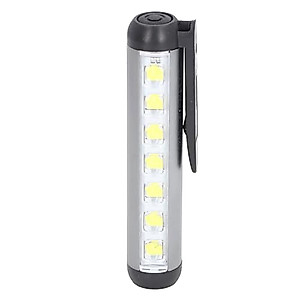 Qcwwy LED Penlight Aluminum Alloy Portable USB Rechargeable Dual Beam Penlight for Medical Professionals, Nurses - Pocket Handheld Light