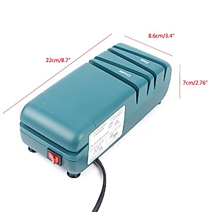 Knife Sharpener,Electric Knife Sharpeners,2 Stage,Professional Knife Sharpeners,Quickly Sharp & Polish,Scissors Sharpening,5 Seconds Fast Grinding,Quiet Knife Grinding,Electric Knife Sharpener