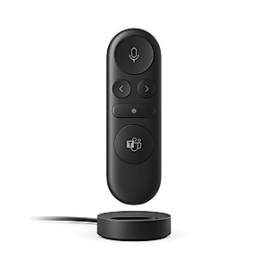 Microsoft Presenter+ (2022), Wireless and Bluetooth Presentation Clicker for PowerPoint, Advanced Built-in Features, Black Color