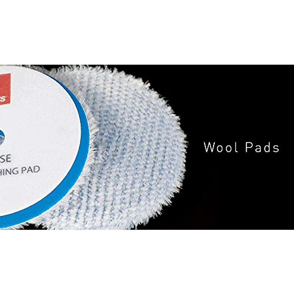 Rupes 6.75" (170MM) Blue COARSE Wool PAD, 9.BW180H