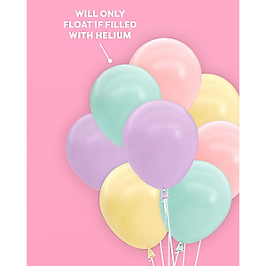 xo, Fetti Pastel Birthday Balloon Set - 24 pk, 12" | Bachelorette Party Decorations, Garden Bridal Shower, Birthday Party, Pastel Baby Shower, Engagement