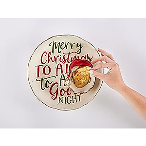 Mud Pie, Multi, Farmhouse Christmas Chip & Dip Set, 2.5" x 10.5", chip 2 1/2" x 10 1/2" dia | dip 2" x 4 1/2"