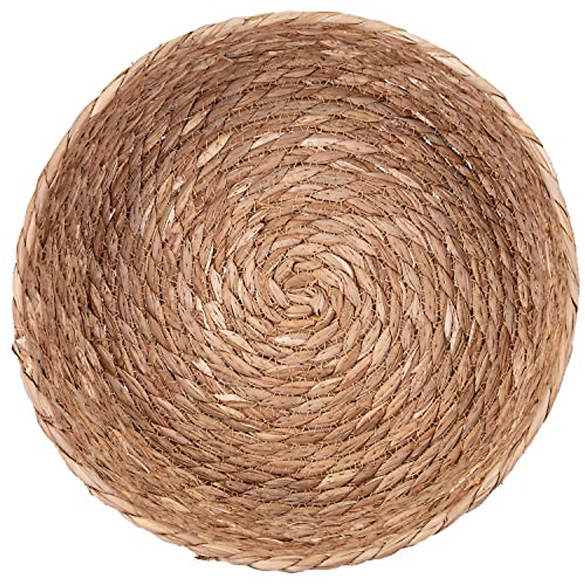 Yesland 3 Sizes Woven Rattan Basket, Natural Round Bread Serving Basket Nesting Baskets with Plastic Dust Bag, Perfect Storage Baskets for Coastal, Beach Decor Pantry, Bathroom