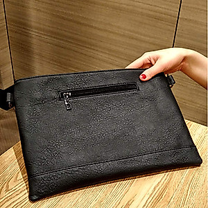 Segater® Women & Men Rivet Clutch Ladies Punk Style Purses Soft Leather Studded Cell Phone Shoulder Bag Crossbody Bag