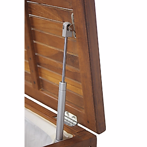 AquaTeak The Original Nila Large Size Teak Laundry or Storage Hamper