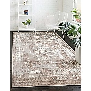 Unique Loom Sofia Collection Area Rug - Salle Garnier (8' x 10', Beige/ Ivory)